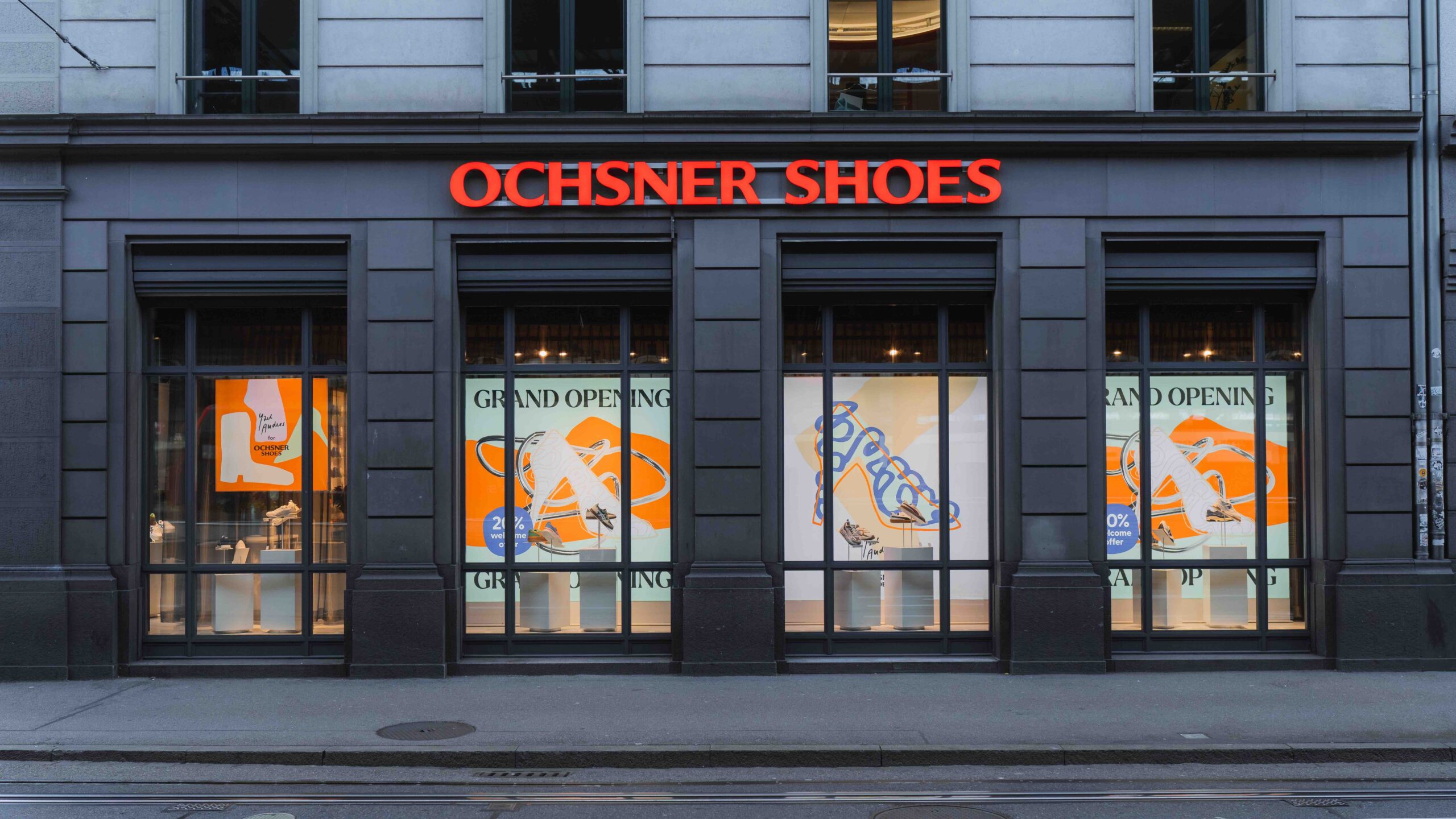 Neueröffnung des Flagship-Stores von Ochsner Shoes am Zürcher ...